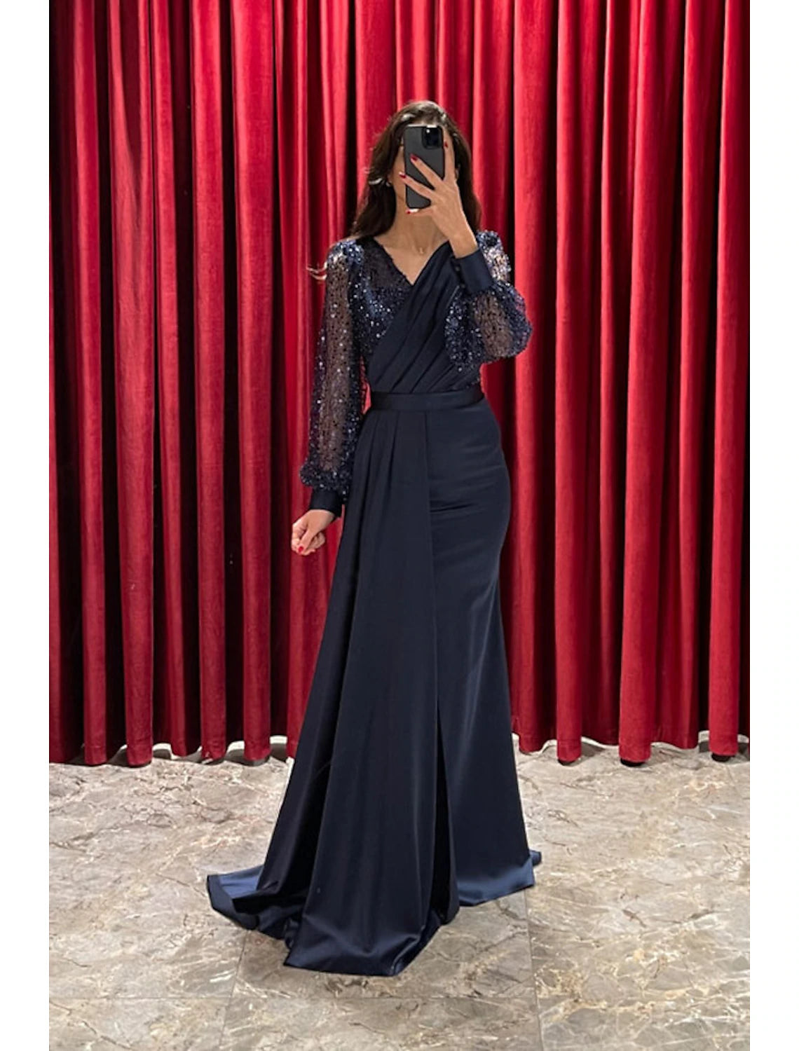Wholesa A Line Evening Gown Sparkle And Shine Dress Formal Fall Sweep